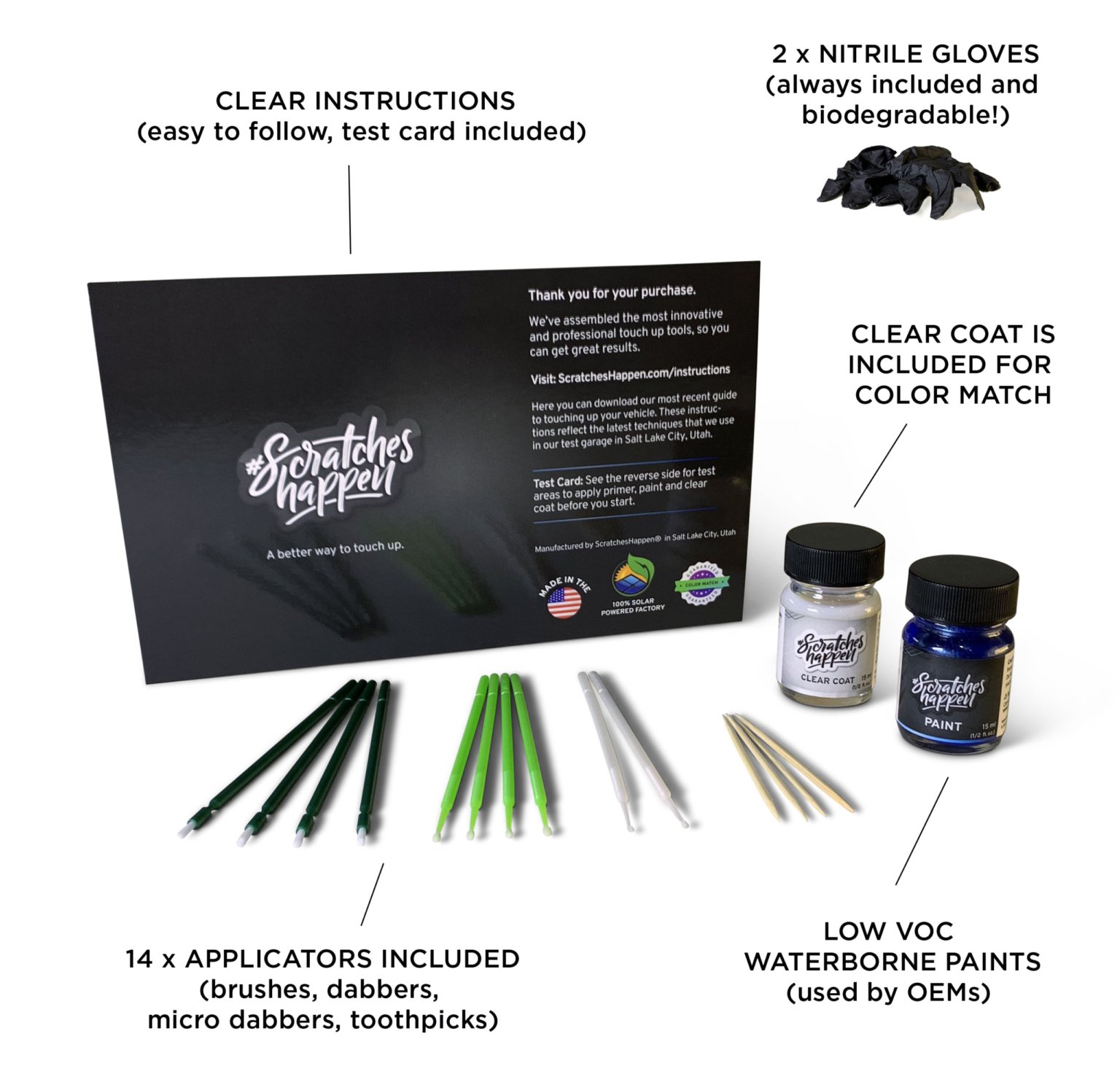 Kawasaki Metallic Spark Black (15Z/660) Touch Up Paint | ScratchesHappen